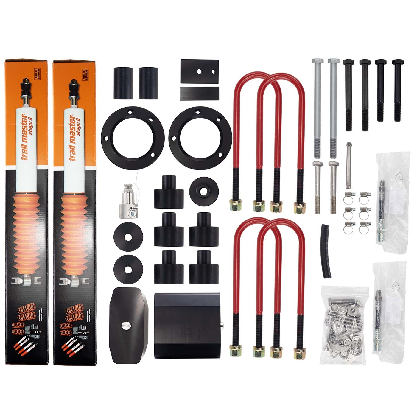 Delta 40SDK - 40 mm complete body lift kit set for MB SPRINTER 907 AWD ...