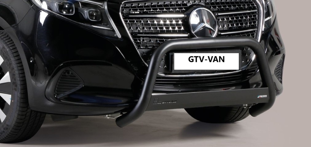 Bull bar (polished or black) for Mercedes Vito /V class 2014-2023 - GTV-VAN
