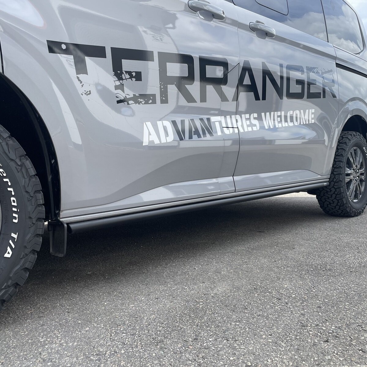 Rocker guards (rocksliders), for Ford Transit / Tourneo Custom V710 ...