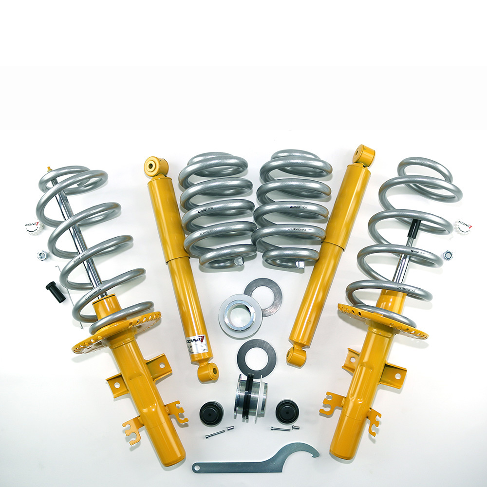 KONI-ADJUST-SENSITIV-AT -Eibach HD (heavy duty) +35mm kit de rehausse ...