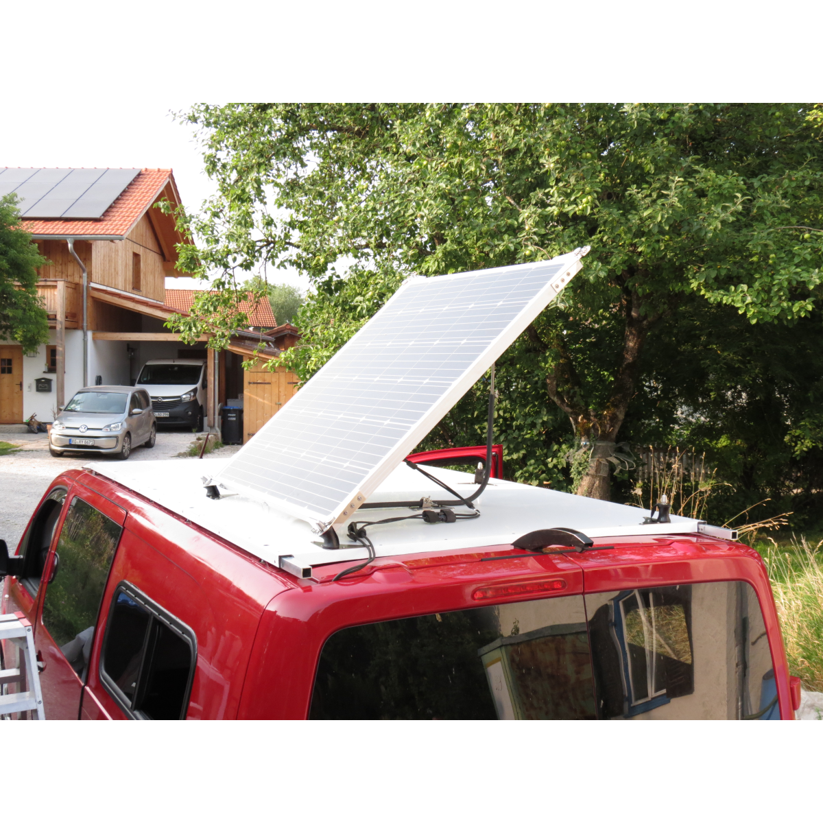 Foldable solar panel holder - GTV-VAN