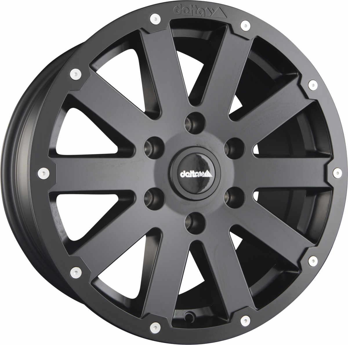 Delta HANMA Alloy rim, black mat, 8,5Jx17H2, 6/120, ET45 for Ford Tran ...