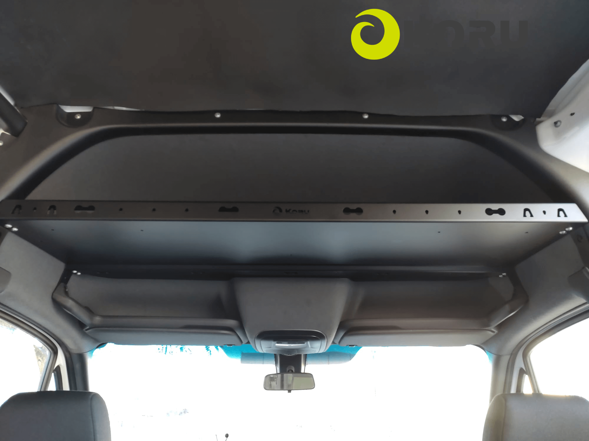 Cockpit storage overhead shelf for Sprinter W907 H2 roof, optionally w ...