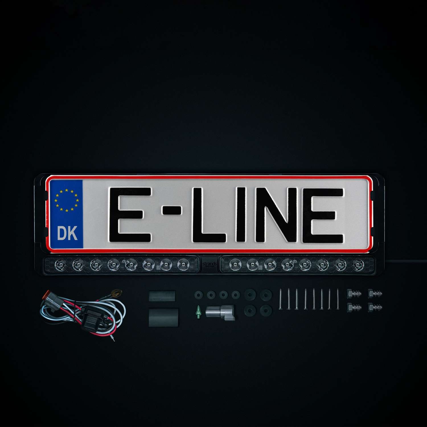 NUUK E-LINE DUO LICENCE PLATE LED BAR by STRANDS - GTV-VAN