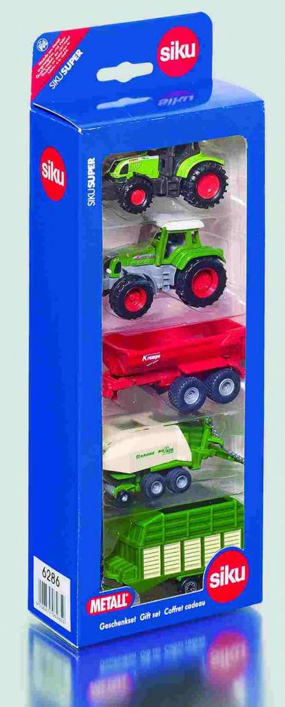 Siku 6286 - Geschenkset 7 met tractors en aanhangers - T-Toys België