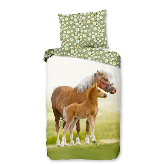 Dekbed Good Morning merrie met veulen - T-Toys België