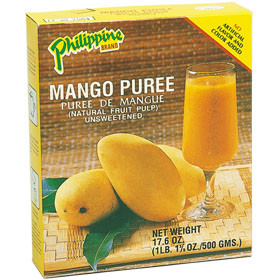 Philippine Brand Mango Puree Unsweetened, 500g - Tjin's Toko