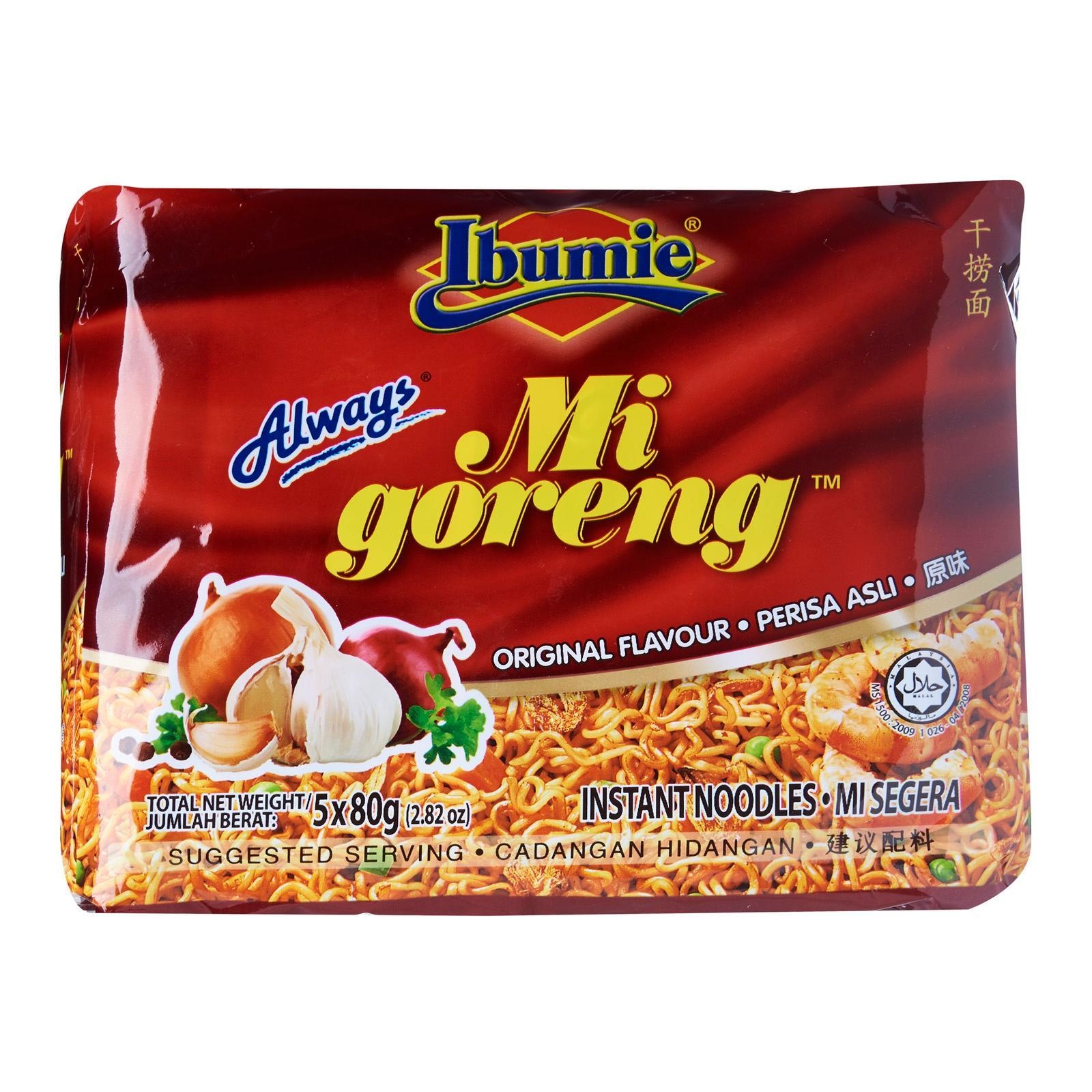 Ibumie Mi Goreng Original, 80g - Tjin's Toko