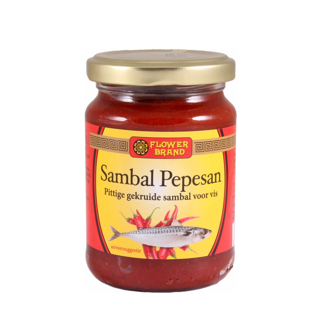 Flower Brand Sambal Pepesan, 200g - Tjin's Toko