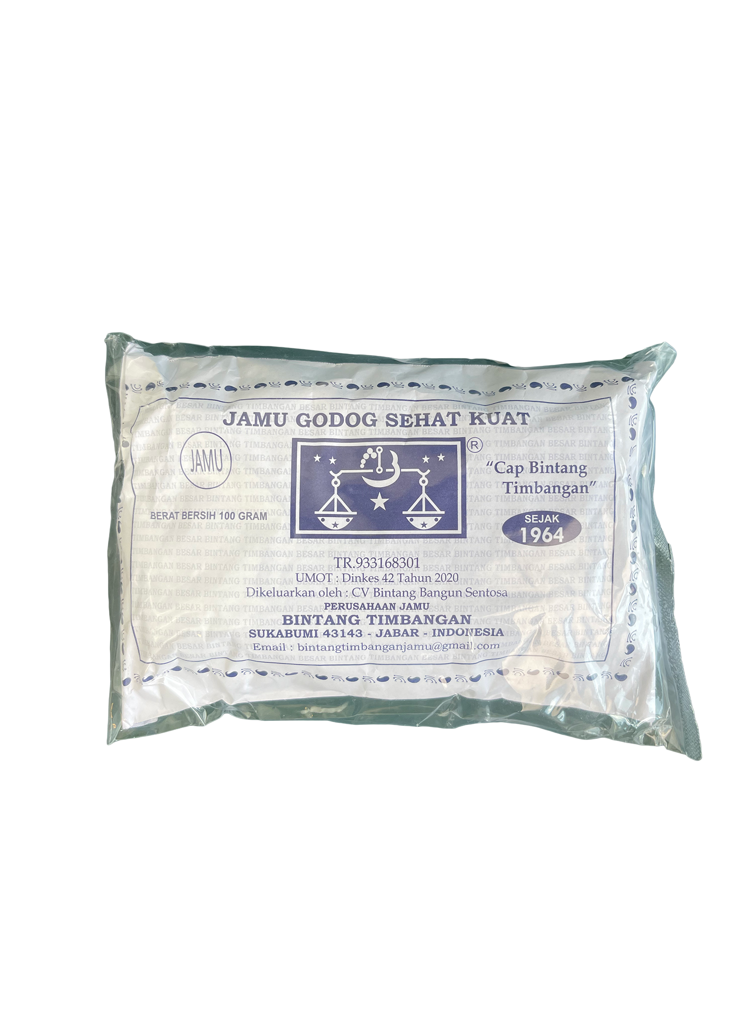 Timbangan Jamu Godog Sehat Kuat, 100g - Tjin's Toko