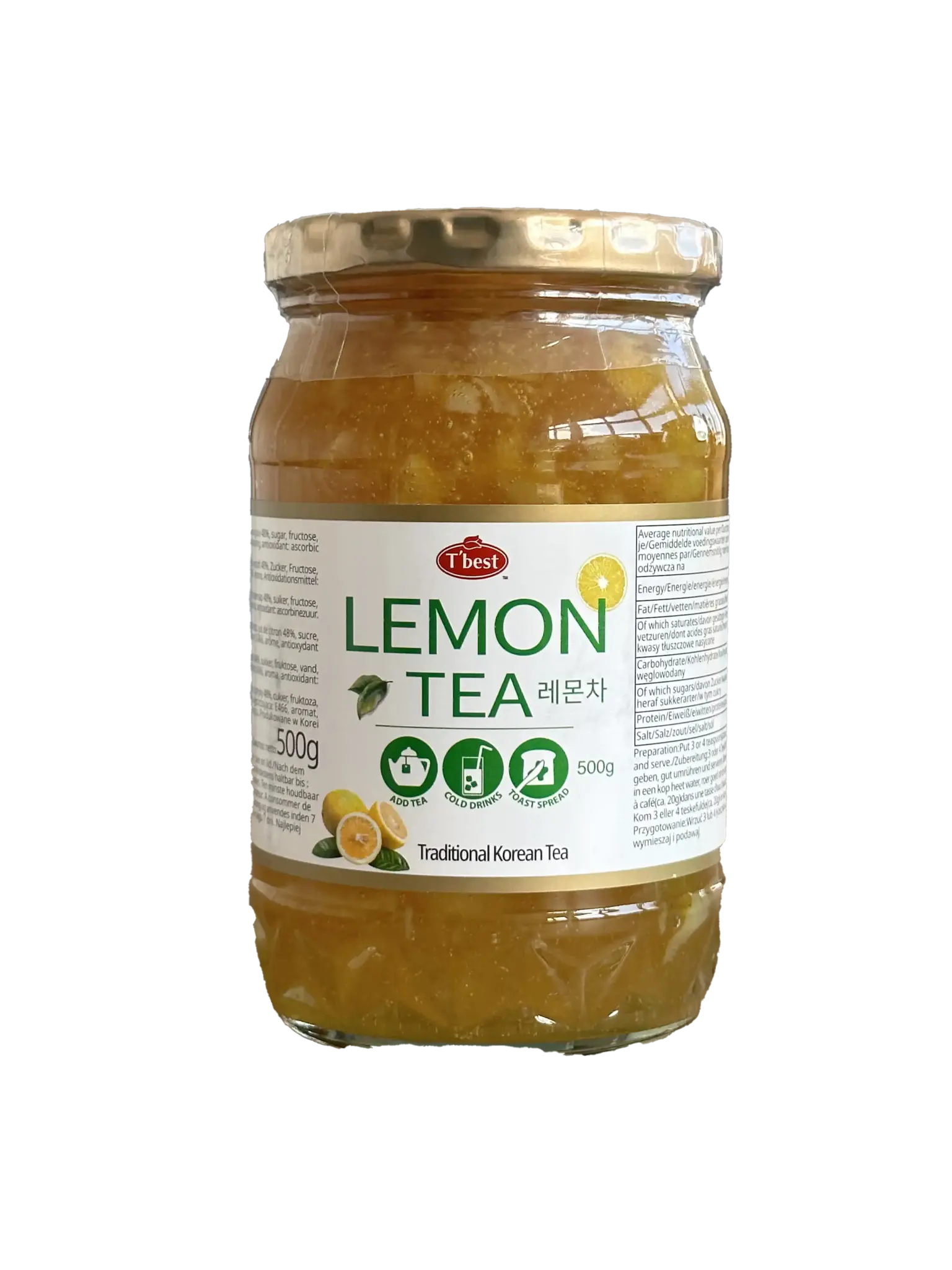 T'Best Lemon Tea Jelly, 500g - Tjin's Toko