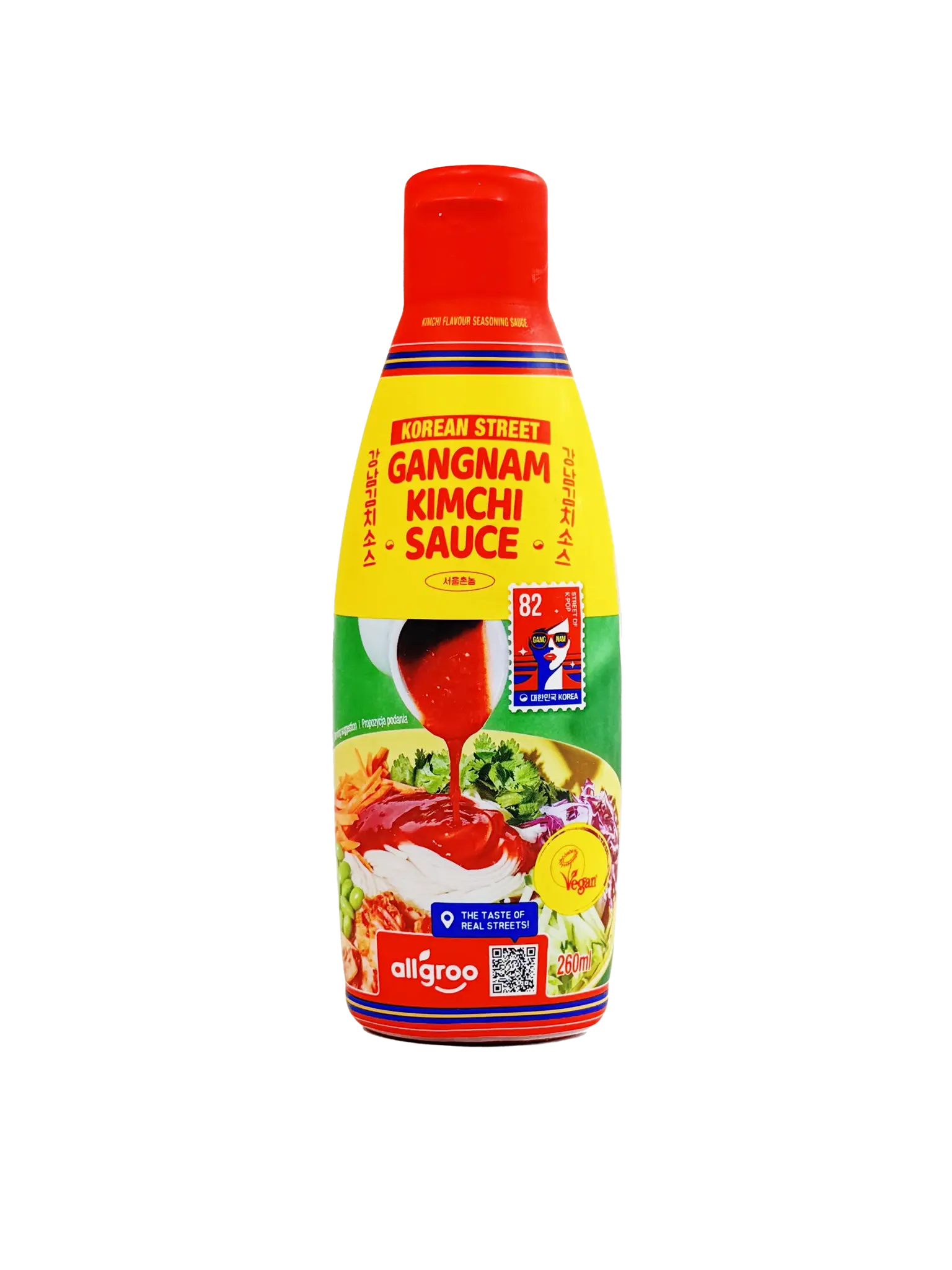 All Groo Korean Street Gangnam Kimchi Seasoning Sauce, 260ml - Tjin's Toko