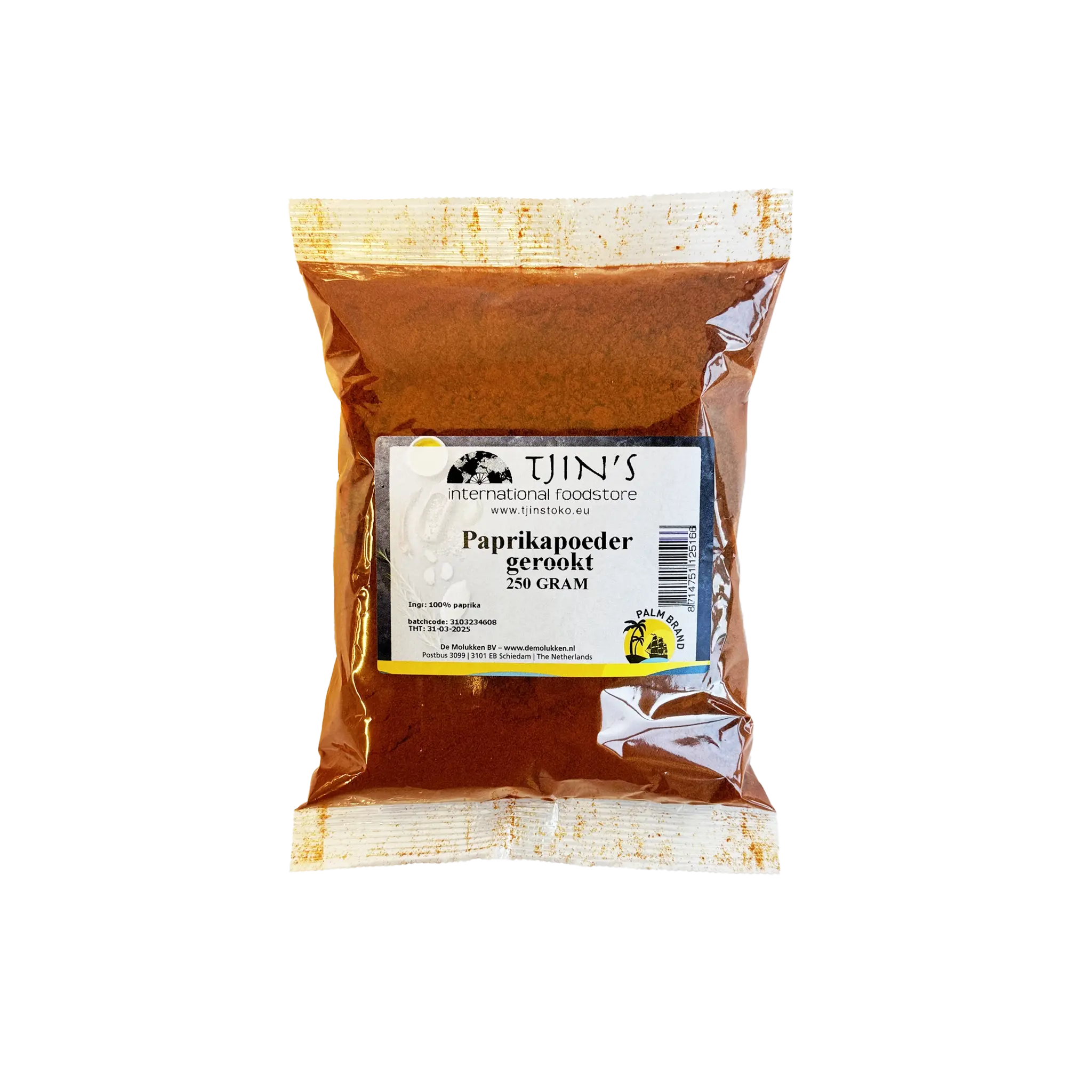 Paprika Powder Smoked, 250g - Tjin's Toko