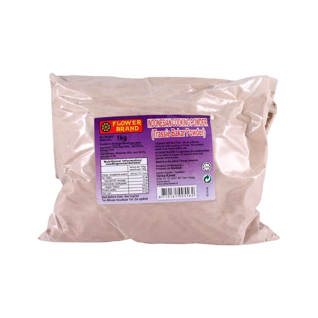 Flower Brand Trassi Bakar Poeder 1kg - Tjin's Toko