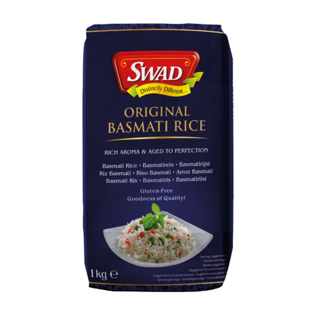 Swad Original Basmati Rice, 1kg - Tjin's Toko