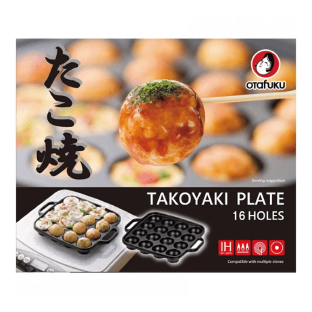 Otafuku Cast Iron Takoyaki Plate - Tjin's Toko