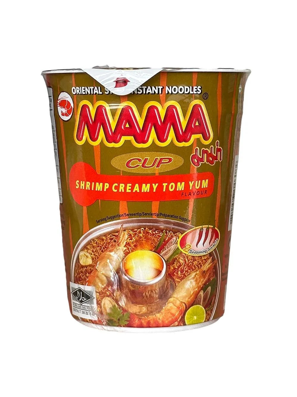 MAMA Shrimp Creamy Tom Yum Cup, 70g - Tjin's Toko