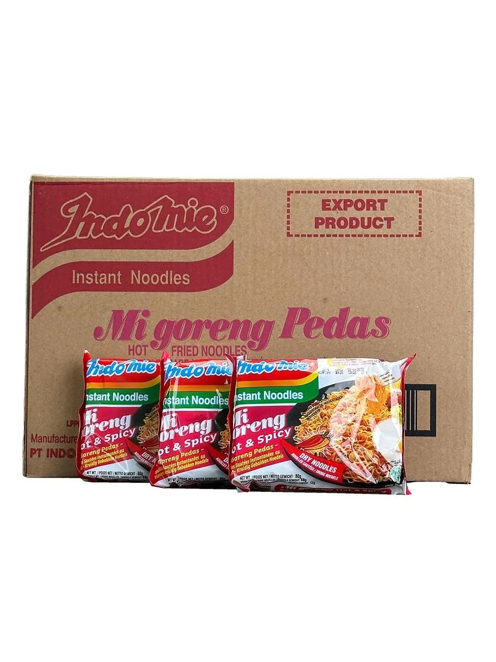 Indomie Mi Goreng Pedas BOX 40x80g - Tjin's Toko