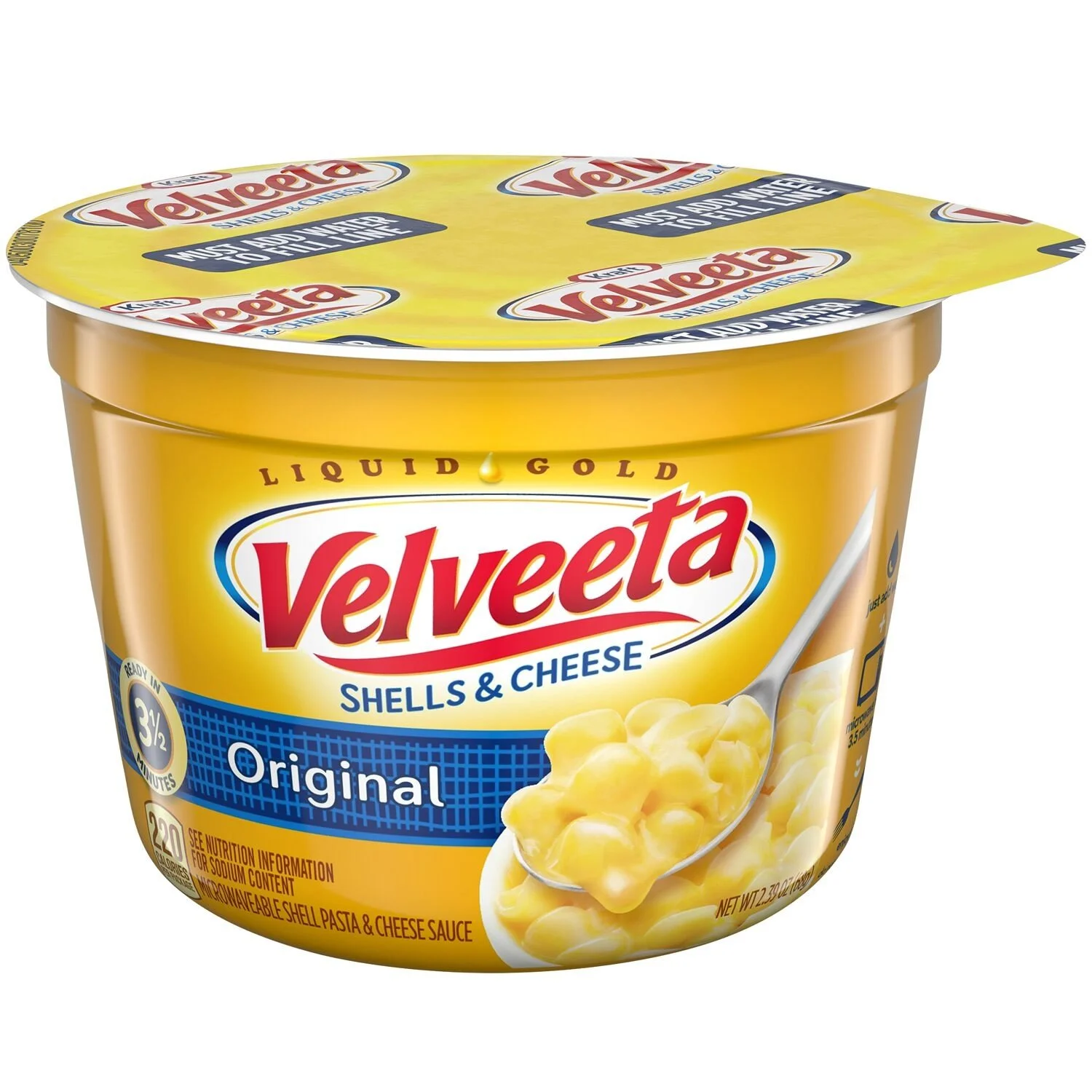 Kraft Velveeta Original Shells & Cheese Tasse, 68g