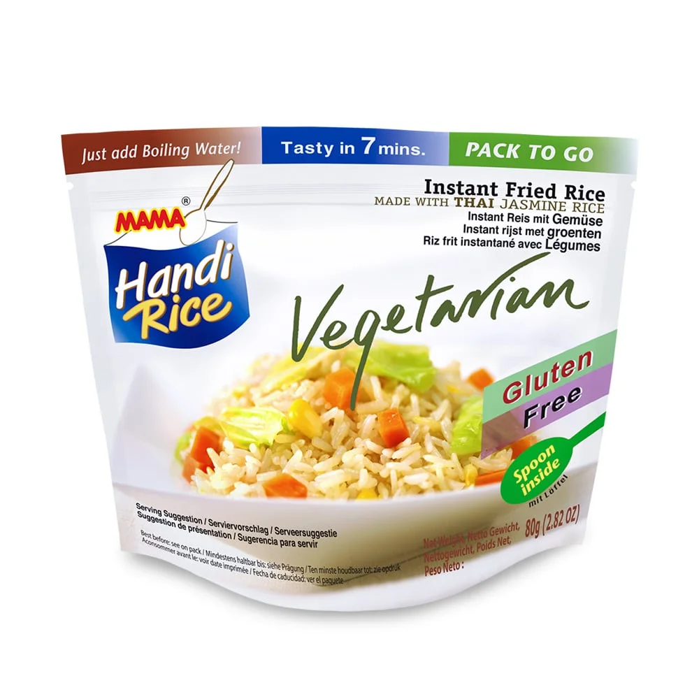 MAMA Instant Rice Vegetarian, 80g - Tjin's Toko