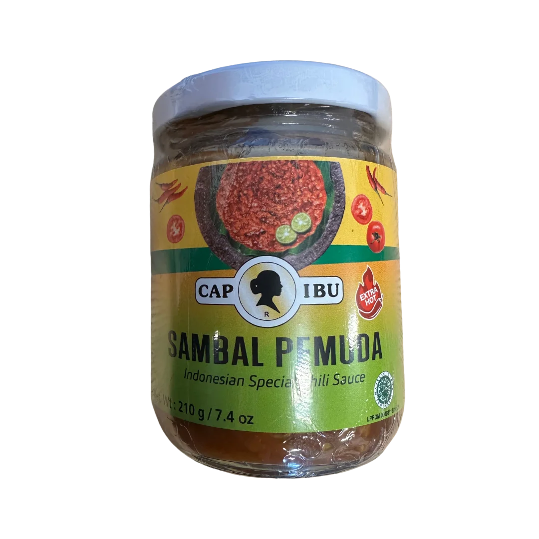 Cap Ibu sambal Pemuda Extra Hot, 210g - Tjin's Toko