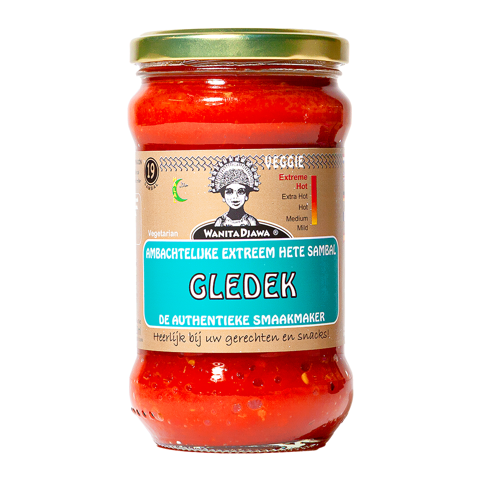 Wanita Djawa Sambal Gledek, 290ml - Tjin's Toko