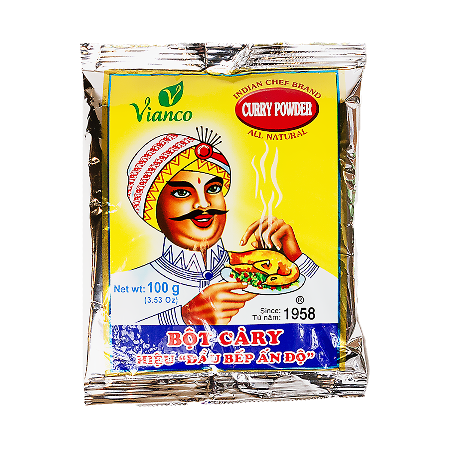 Vianco Indian Chef Brand Curry Powder, 100g - Tjin's Toko