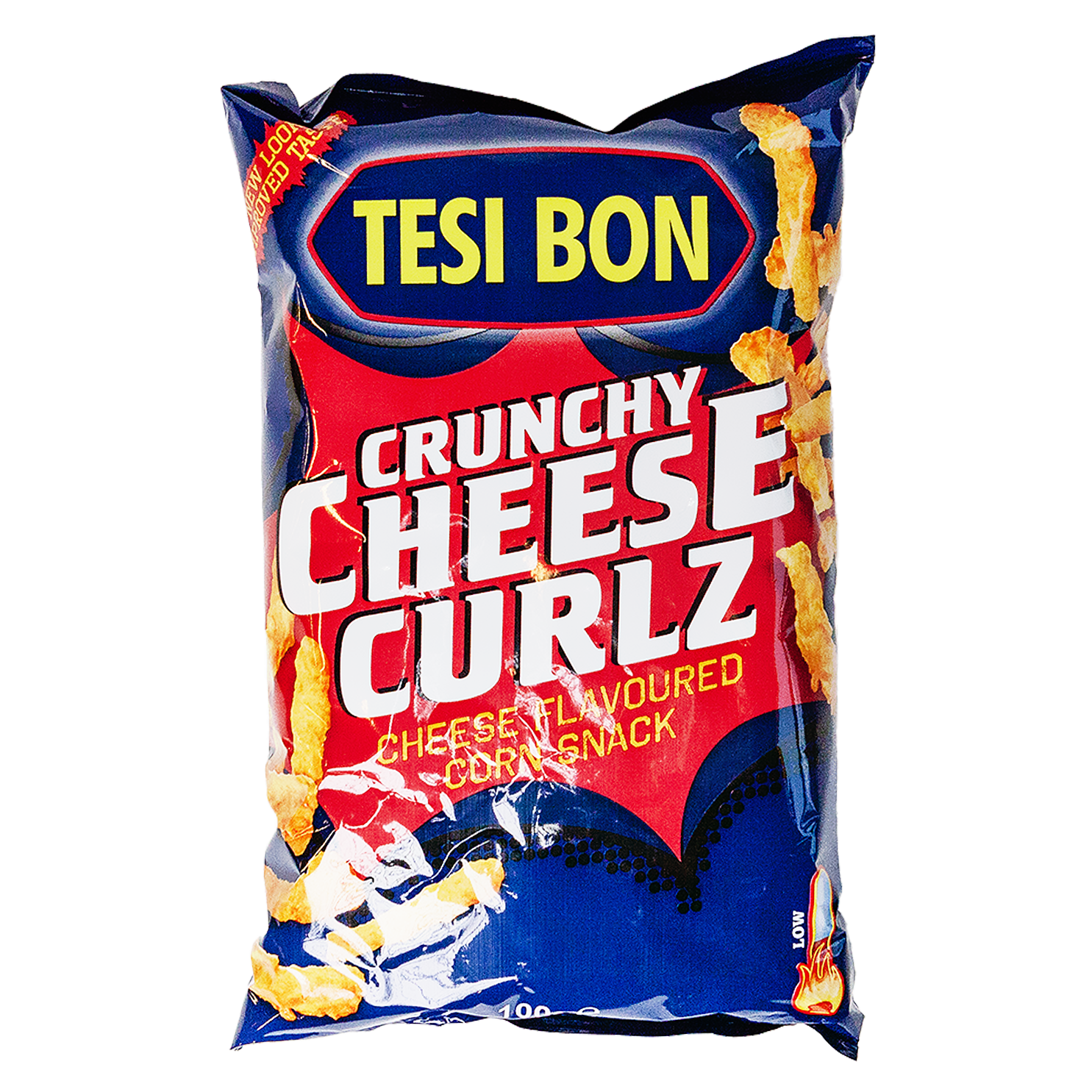 Tesi Bon Crunchy Cheese Curlz, 100g - Tjin's Toko