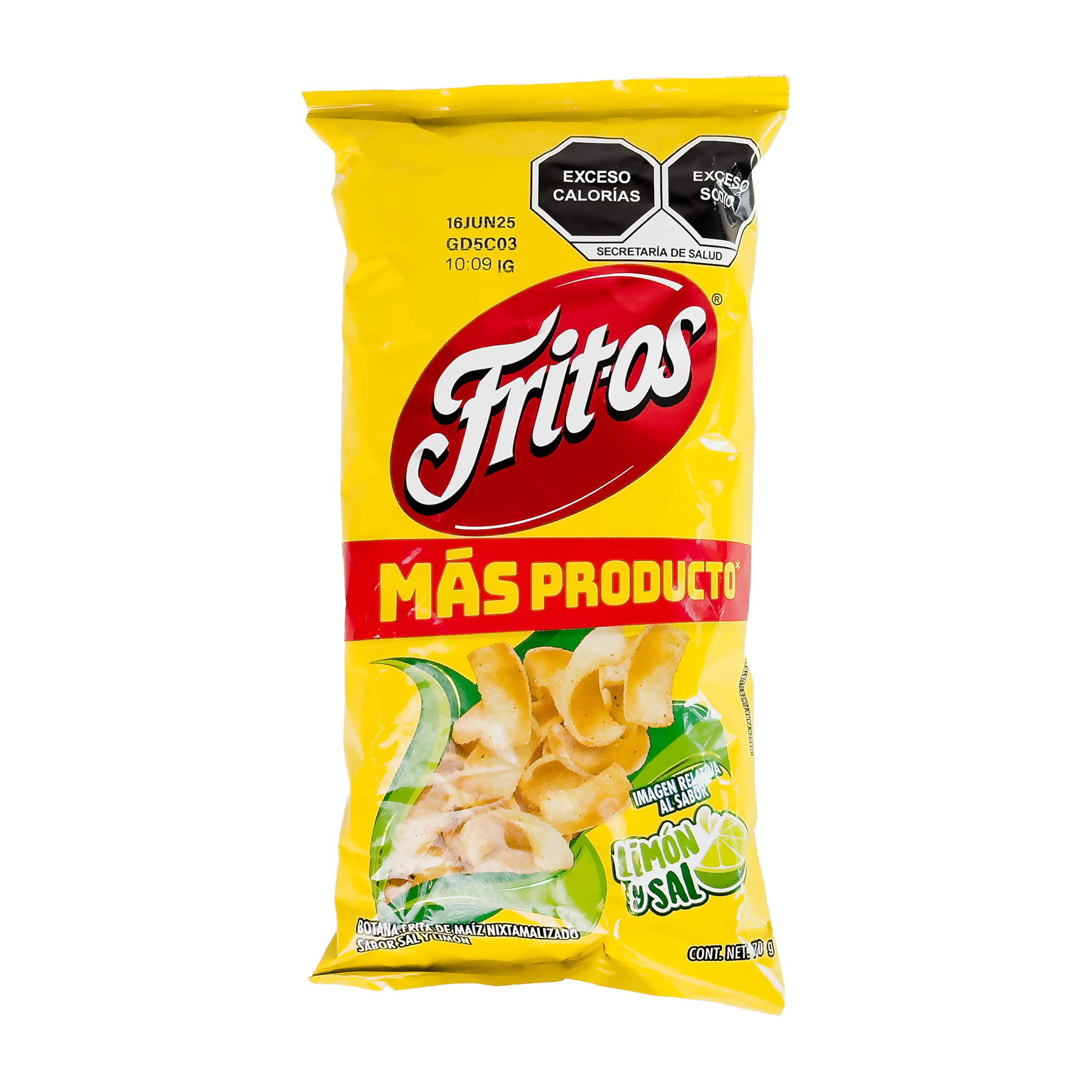 Sabritas Fritos Limon y Sal, 70g - Tjin's Toko