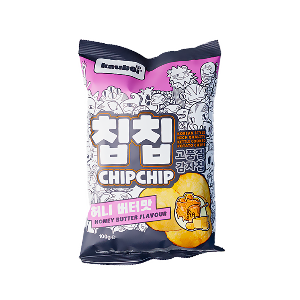 Kauboi Honey Butter Flavour Chips, 100g