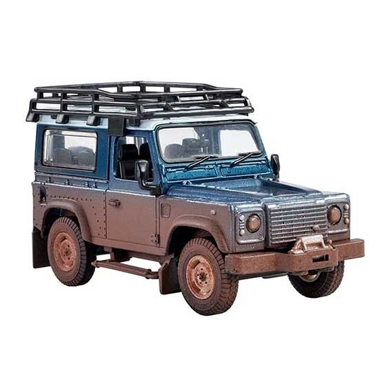 Britains 43321 - Land Rover Defender met Roof Rack en Lier 1:32 - T-Toys