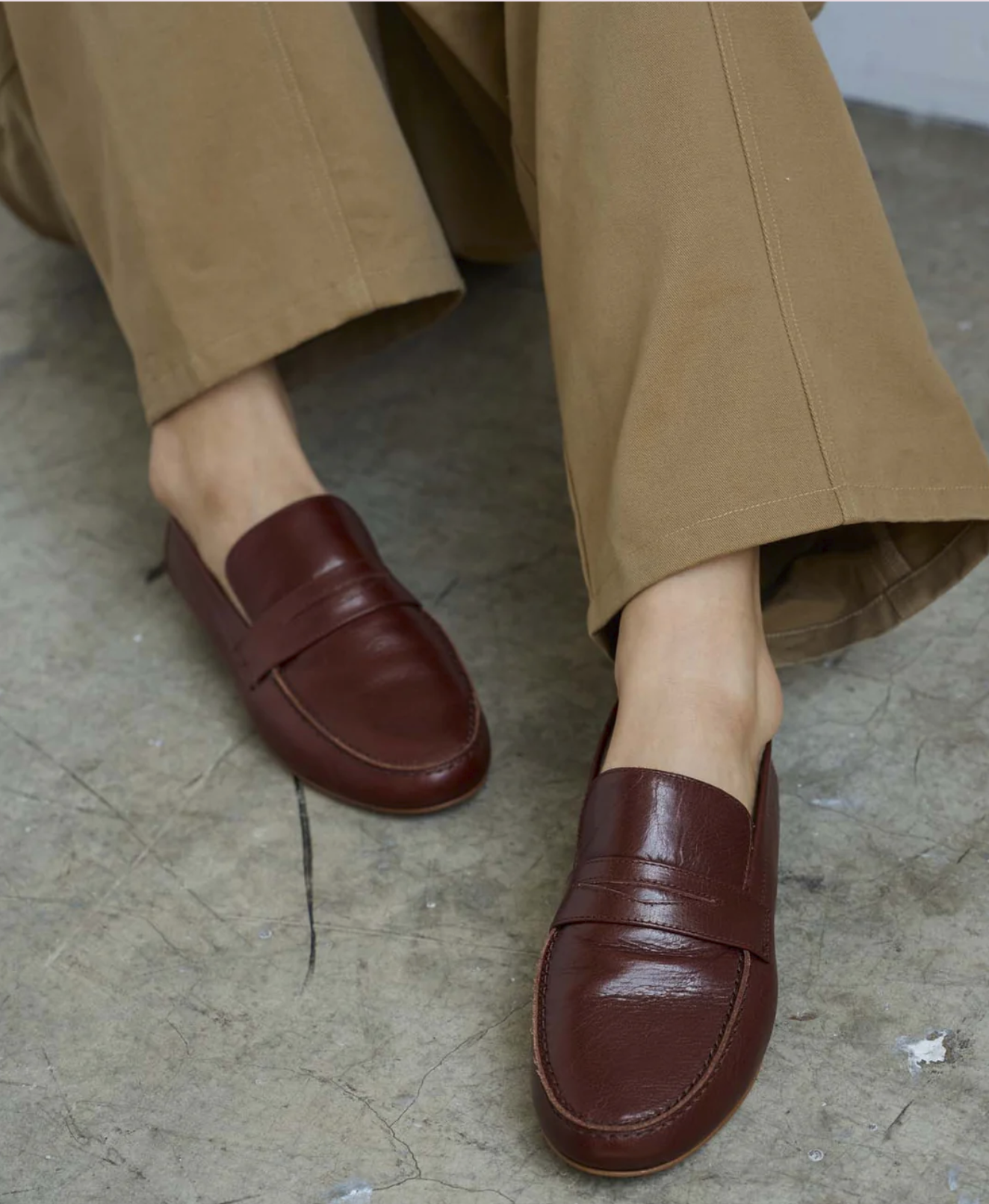 Jamie Haller Penny Loafer Oxblood - Objet Trouvé