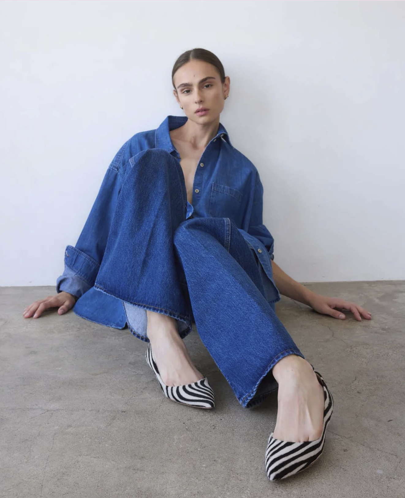 Jamie Haller Kitty Point Heel Ponyhair Zebra - Objet Trouvé