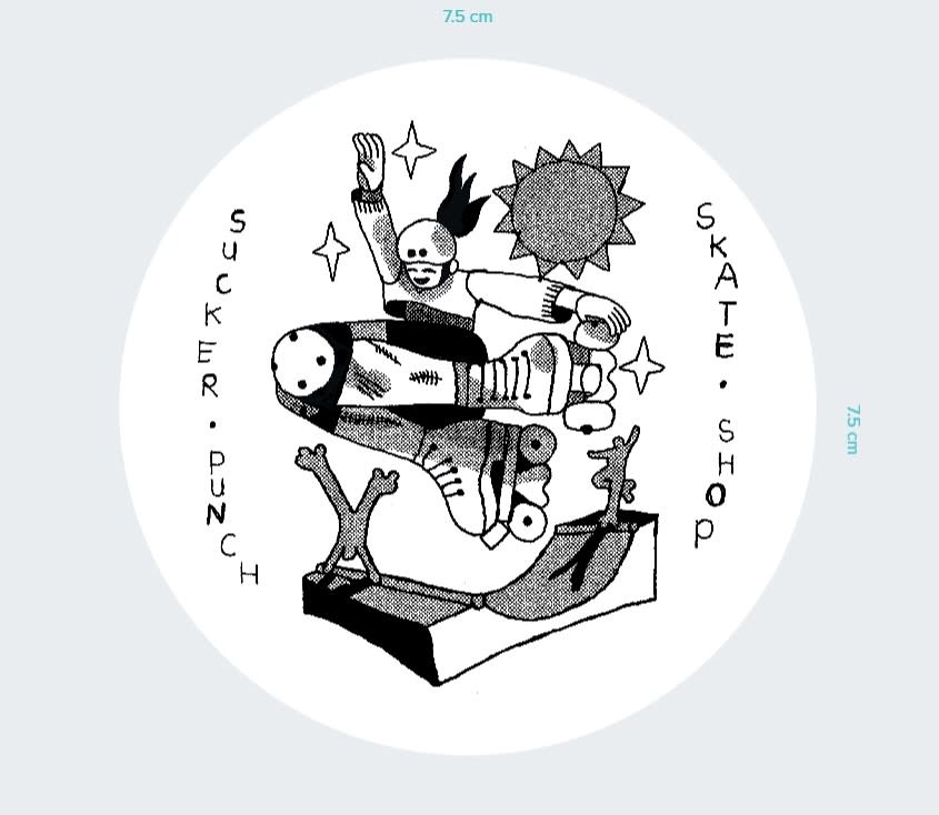 Ramp Sticker - Sucker Punch Skate Shop