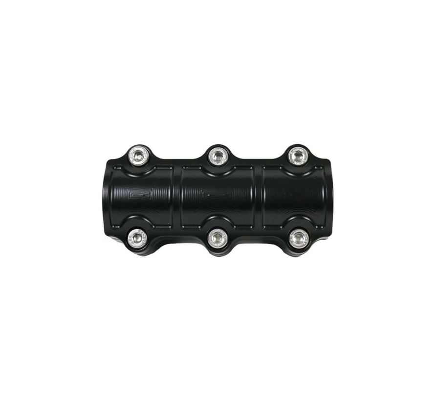 Fred Kodlin Big Block Risers Noir Zone de serrage 1 1/4" - Noir anodisé ...