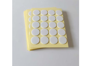 Pitvoet Stickers per 20 st. - Kaarsen maken - Kaarswinkel