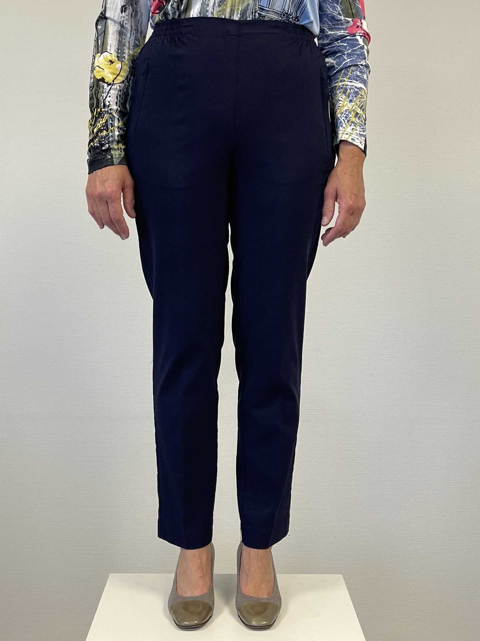 Comfort stretch broek senioren dames | Elastische tailleband | Alica ...