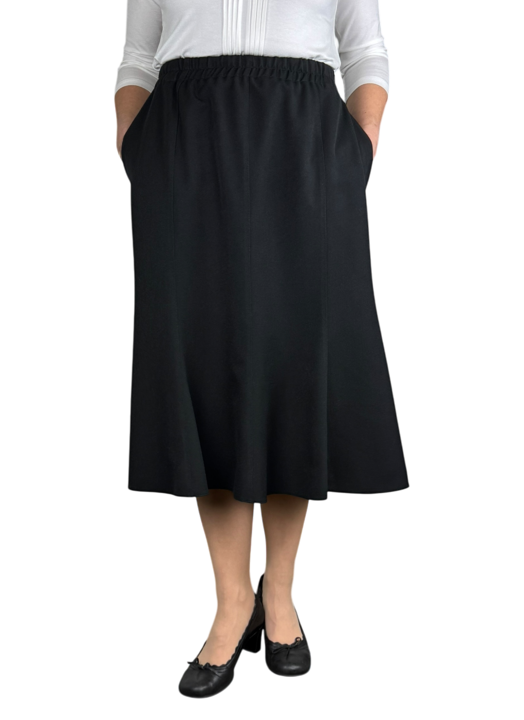 klassieke dames rok met rondom elastiek zwart Z25 - GEB-NOOS-ROK ...