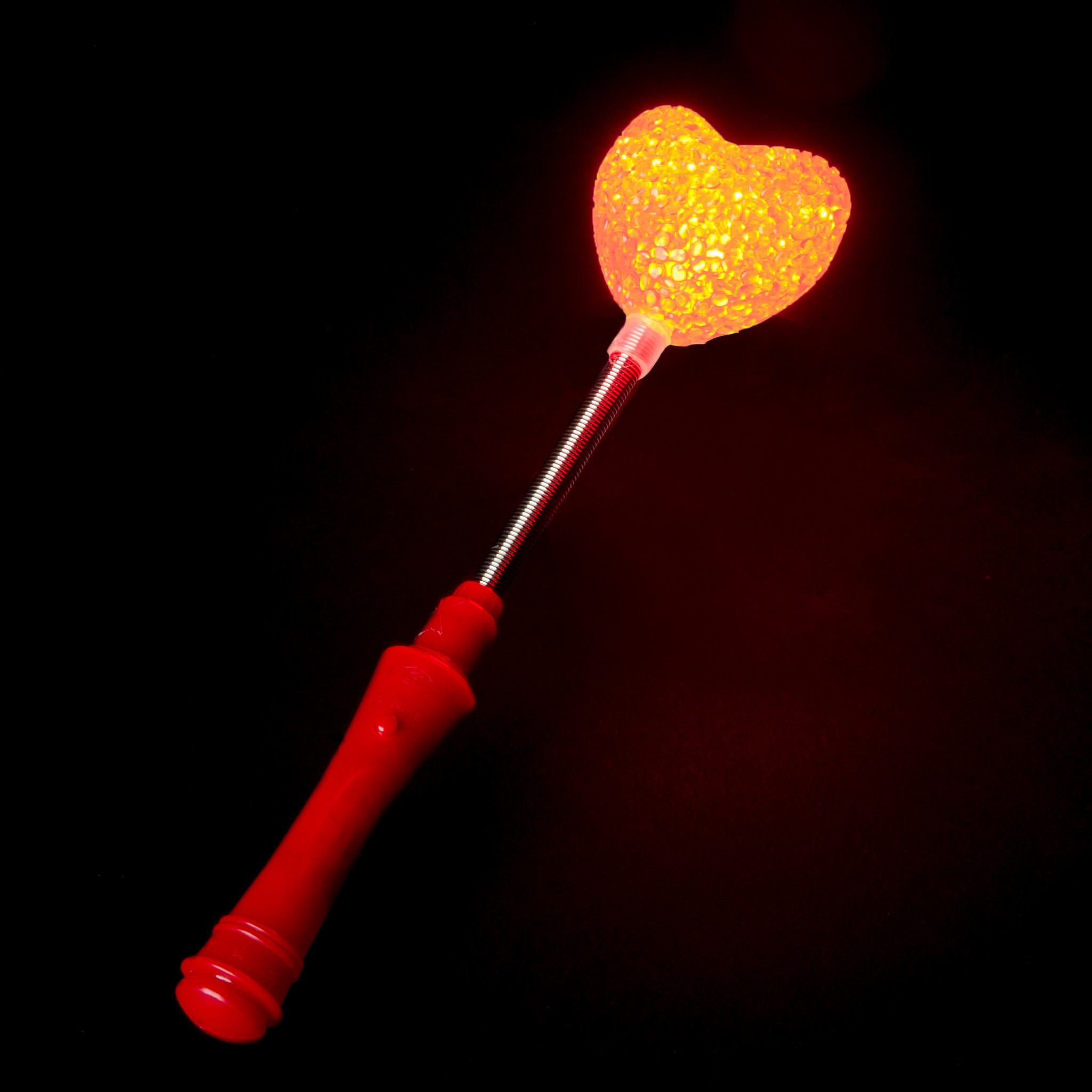 Heart Shaped Flashing Wand - GlowFactory.co.uk - Wholesale in ...