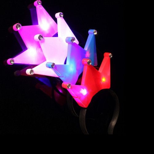 Light Up Crown Headband - GlowFactory.co.uk - Wholesale in Glowsticks ...