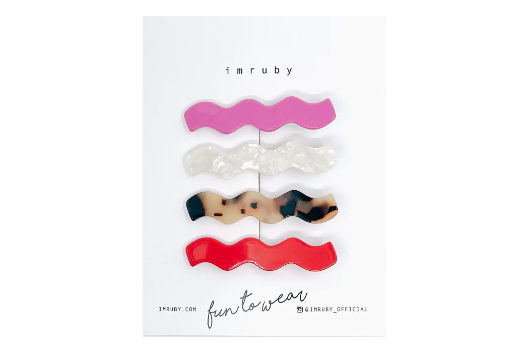im ruby Wave clip set (4) - Adorablekidzz