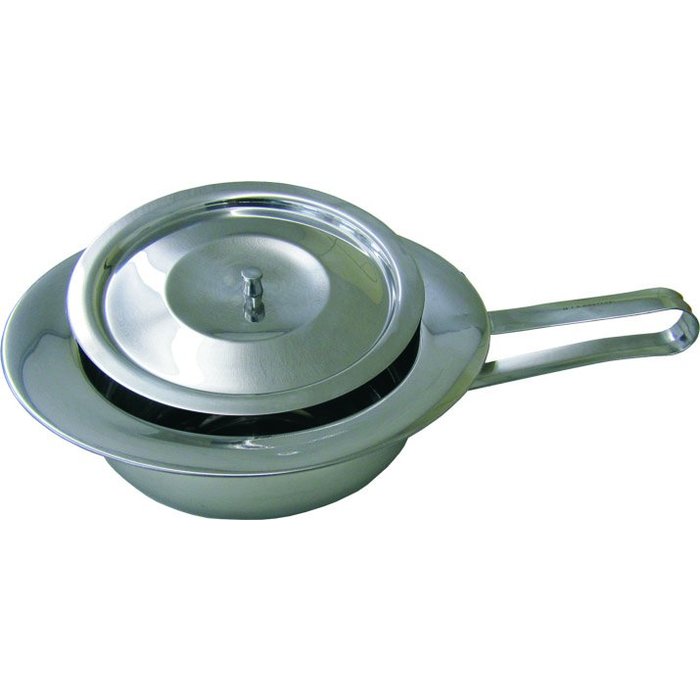 Bed pan in stainless steel with lid| Homecare Webshop Belgium ...