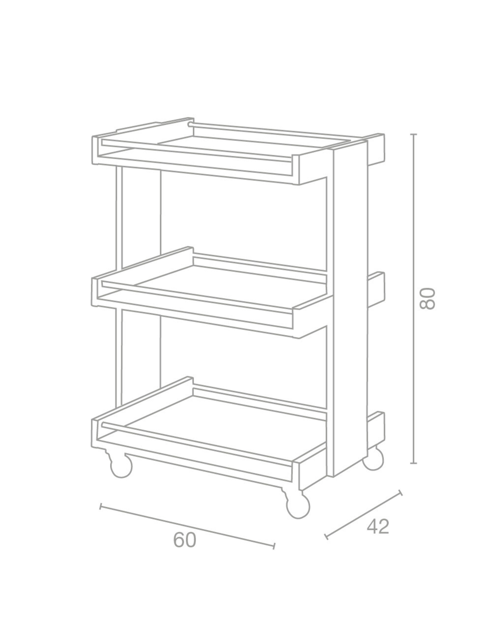 Medical And Beauty Spa Trolley In White Ash Kopen Koos Van Der Beek