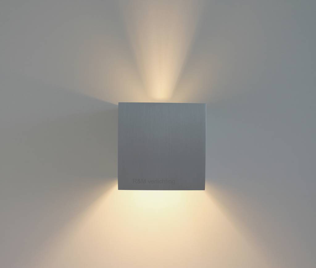 LED Wall lamp square aluminium G9 230v - R&M Lighting