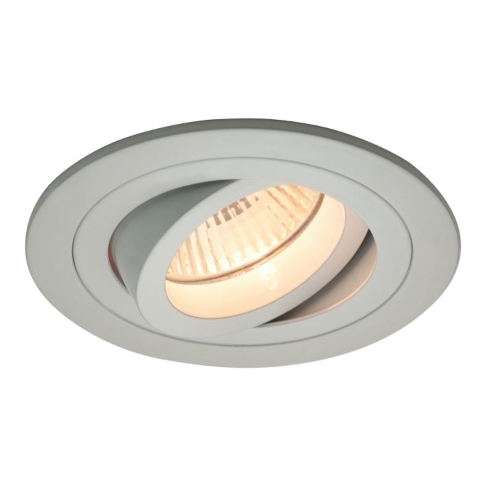 Recessed Downlight Tilt Blade round White | R&M Lighting - R&M Lighting