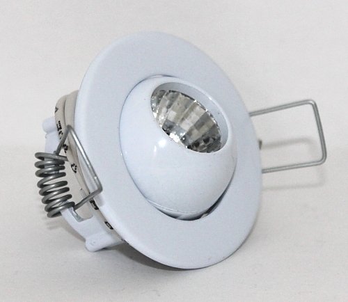 Recessed spotlight Mini Eye-ball 12v g4 white tiltable - R&M Lighting