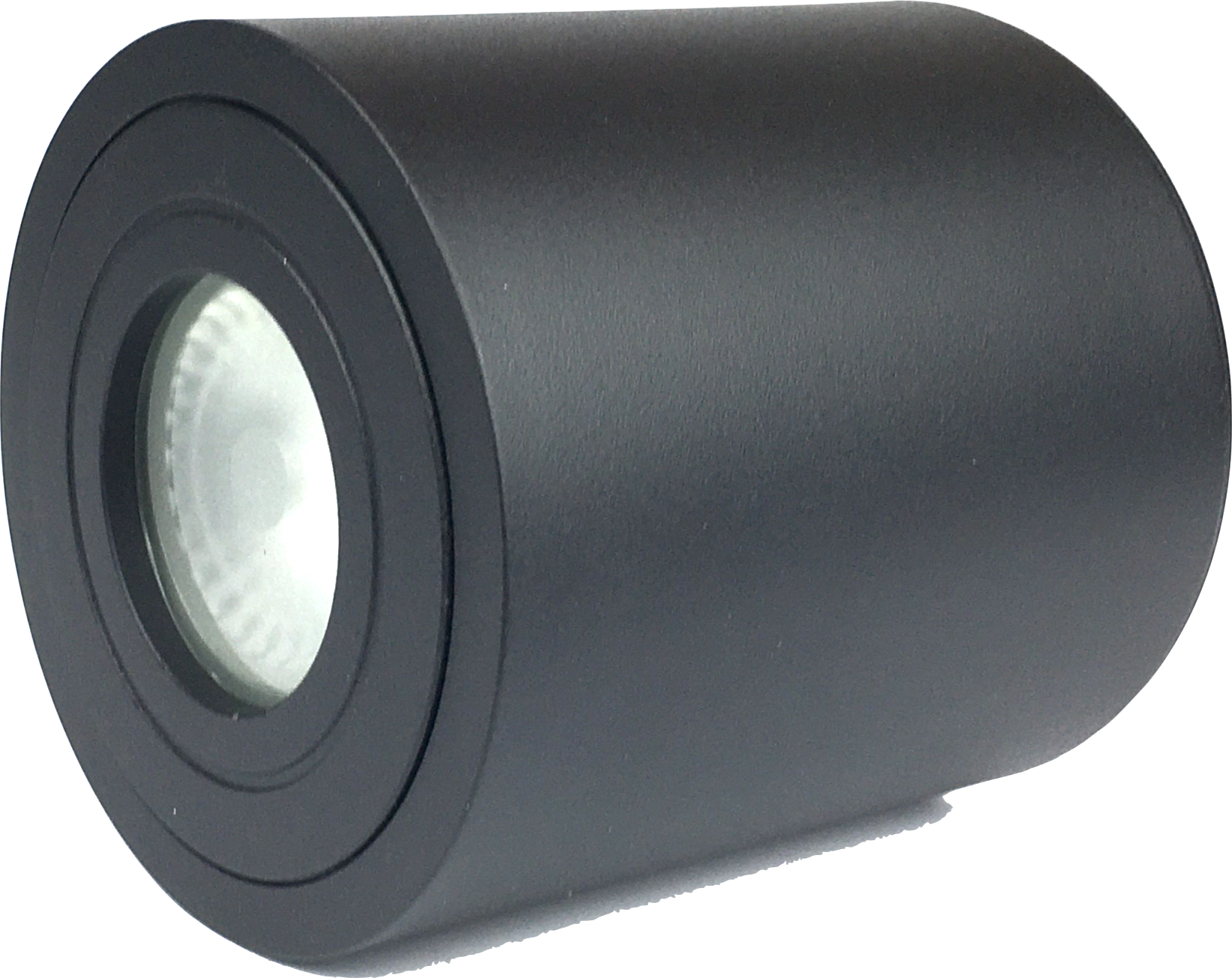 Surface mounted downlight round IP44 GU10 LED black - R&M Lighting