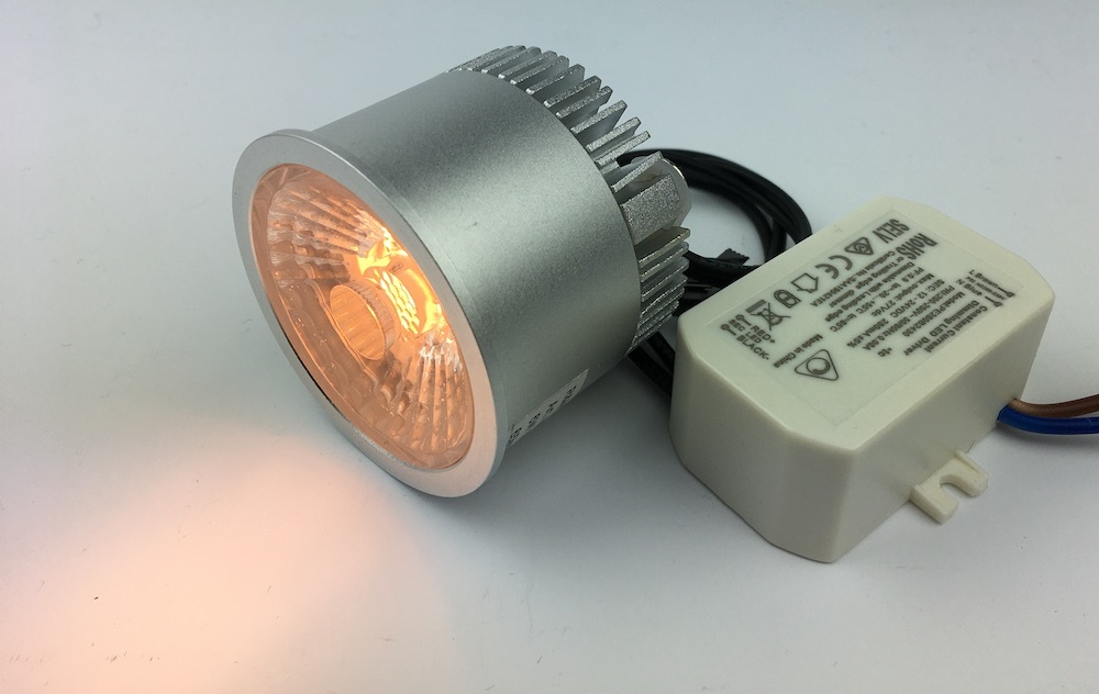 LED module 6w 50mm IP65 Dim to warm 1800k ~ 2800k - R&M Verlichting