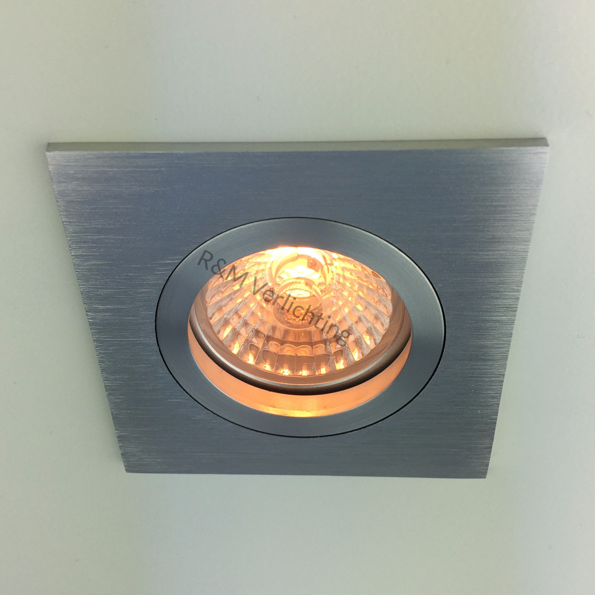 square recessed downlight | aluminium lighting fixture - R&M Lighting