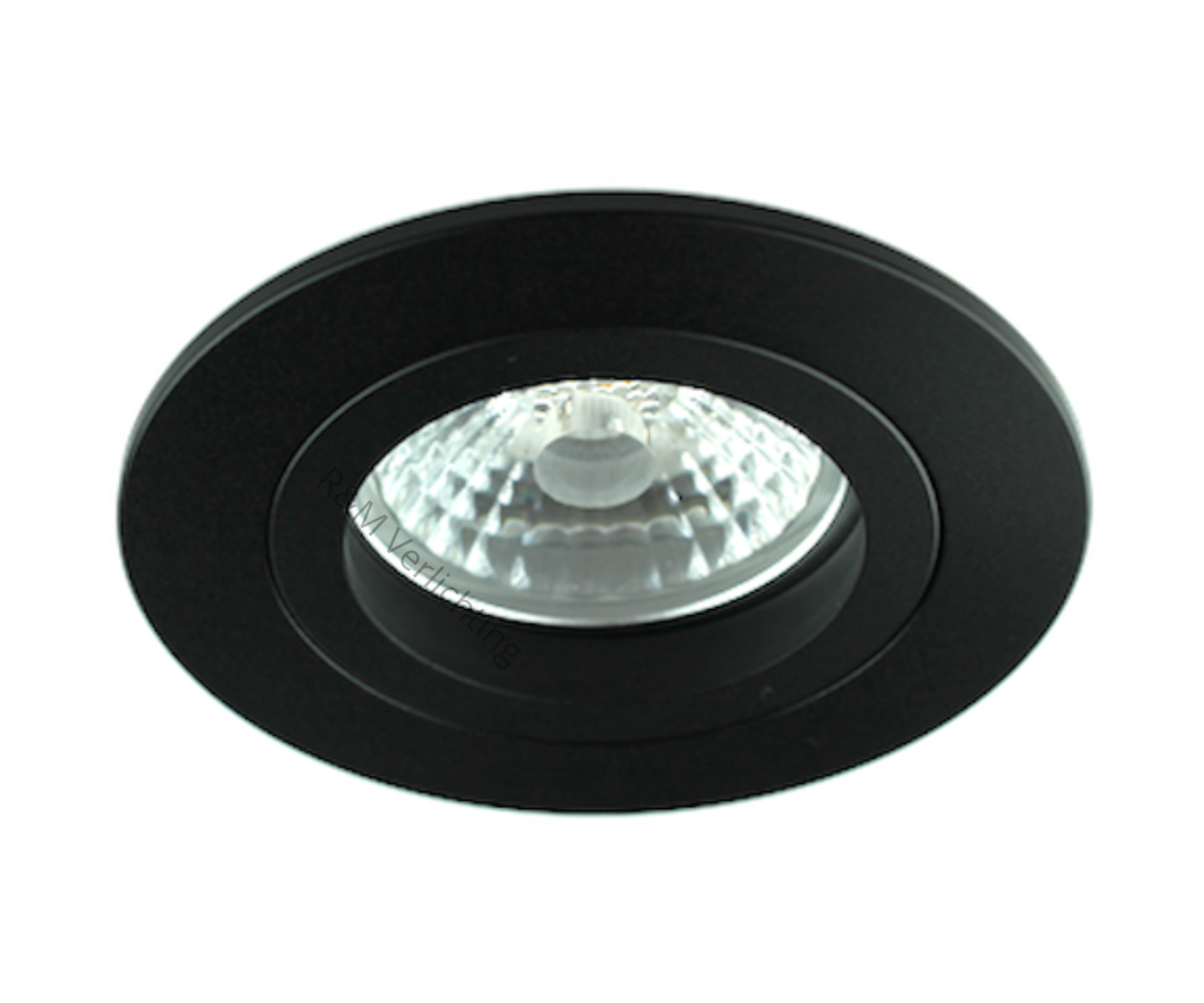 Inbouwspot zwart FIX blade rond GU10 230v - R&M Verlichting